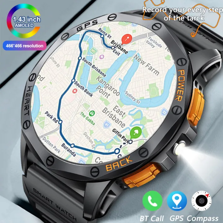 Lige Đồng hồ thông minh GPS Người Đàn Ông màn hình cảm ứng trọn bộ thể ...