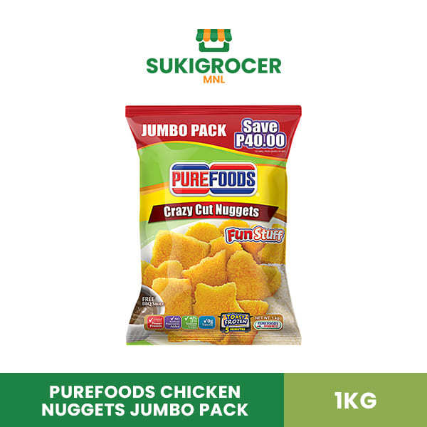 Purefoods Chicken Nuggets Jumbo Pack 1KG | Lazada PH