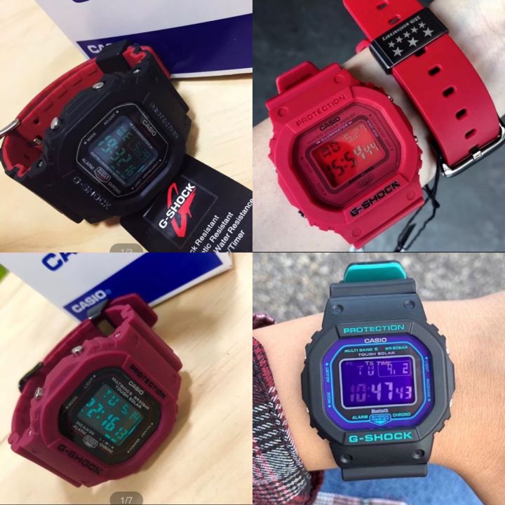 นาฬิกา Casio รุ่นยักเล็กษ์ ทูโทนเเดงดำ นาฬิกาข้อมือชาย หญิง มีให้เลือก ...