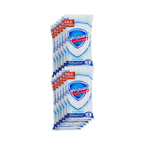 SAFEGUARD BAR SOAP PURE WHITE 11+1 60G | Lazada PH