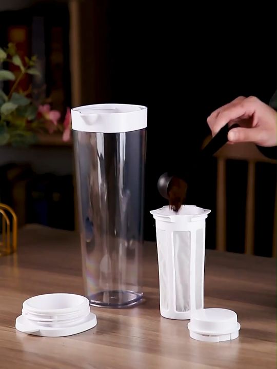 【Ready Stock】High Quality Coffee Cold Brew Pot Tea Pot With Filter ...
