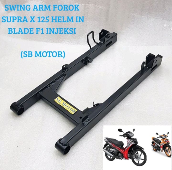 SWING ARM FOROK SUPRA X 125 HELM IN BLADE NEW F1 INJEKSI SWING ARM ...