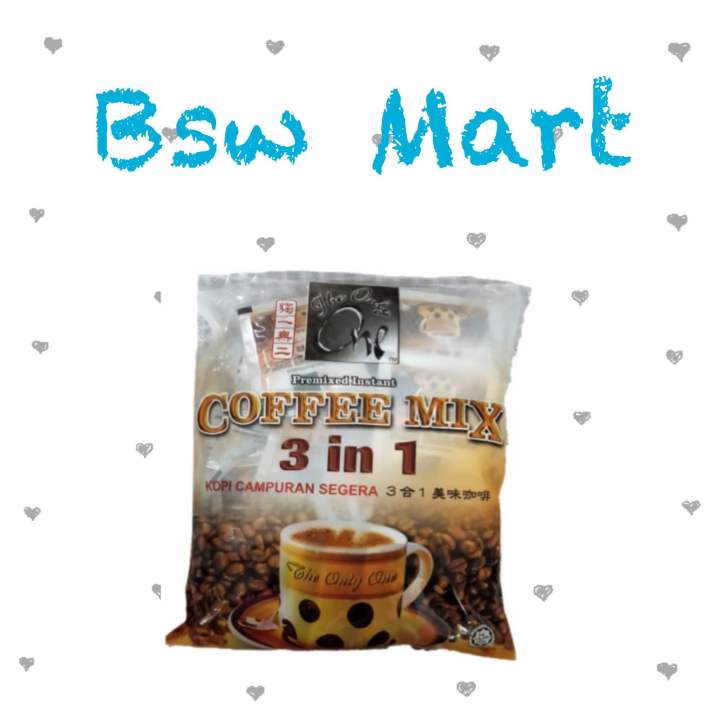 Coffee Mix 3in1 The Only One Kopi Campuran segera The Only One 25gm× ...