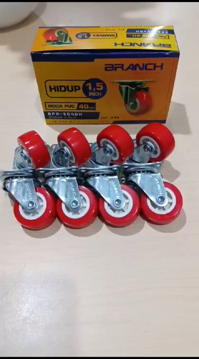 Roda Etalase Roda Troli Ukuran 1.5 inch | Roda Lemari | Roda Caster ...