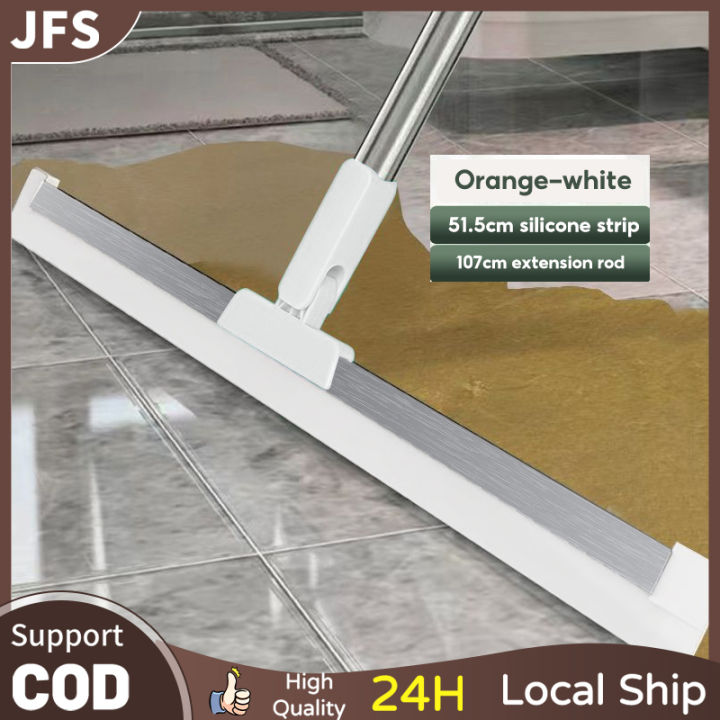 JFS Magic Sweeper Broom Household Floor Wiper Bathroom Scraper Toilet ...