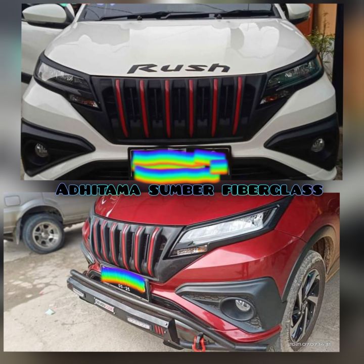 Grill Toyota Rush Model Apollo Lis Merah | Lazada Indonesia