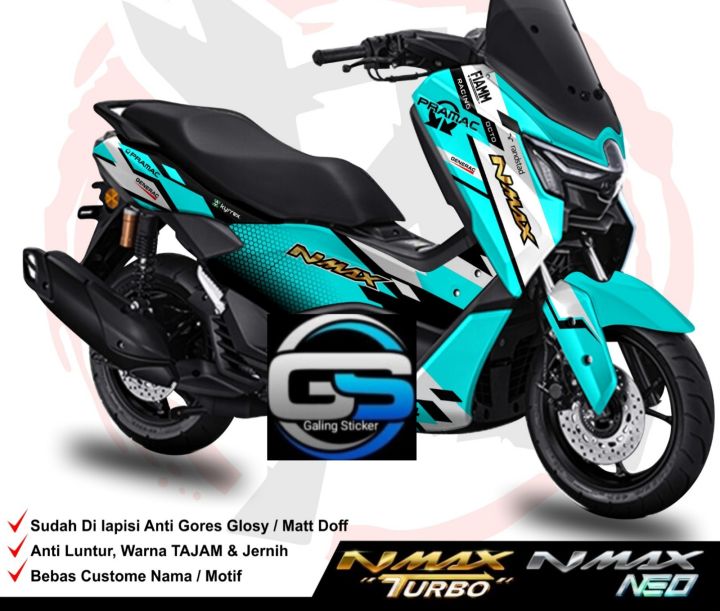 Stiker Decal Nmax Turbo 2024 Terbaru Full Body Grafis Tosca | Lazada ...