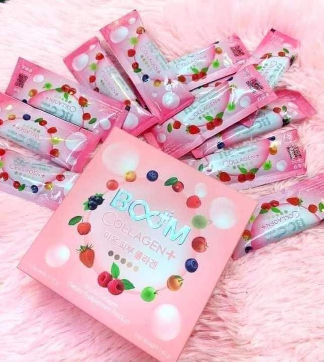 boom collagen + dietary Supplement prouduct made in thailand | Lazada