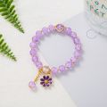 GELANG MANIK BUNGA DAISY KOREAN FASHION CRYSTAL DAISY FLOWER TASSEL ...