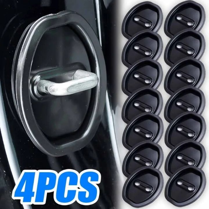 1/4PCS Car Universal Door Lock Shock-Absorbing Buffer Anti-Collision ...