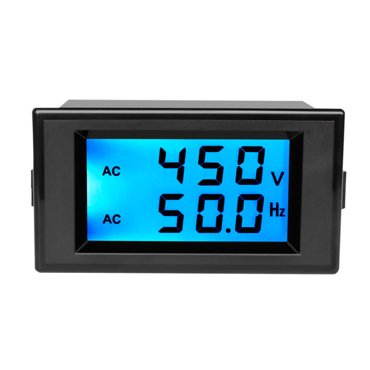 LCD Digital Voltmeter Frequency Meter Phase 110V 220V Three Phase 380V ...