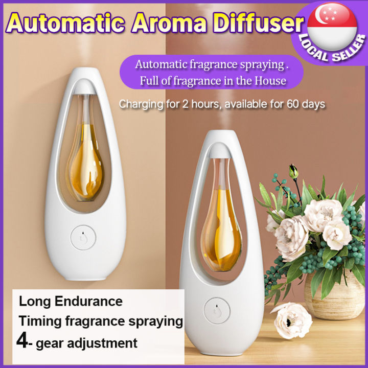 🇸🇬【SG stock】Rechargeable Aromatherapy Diffuser Automatic Aroma Sprayer ...