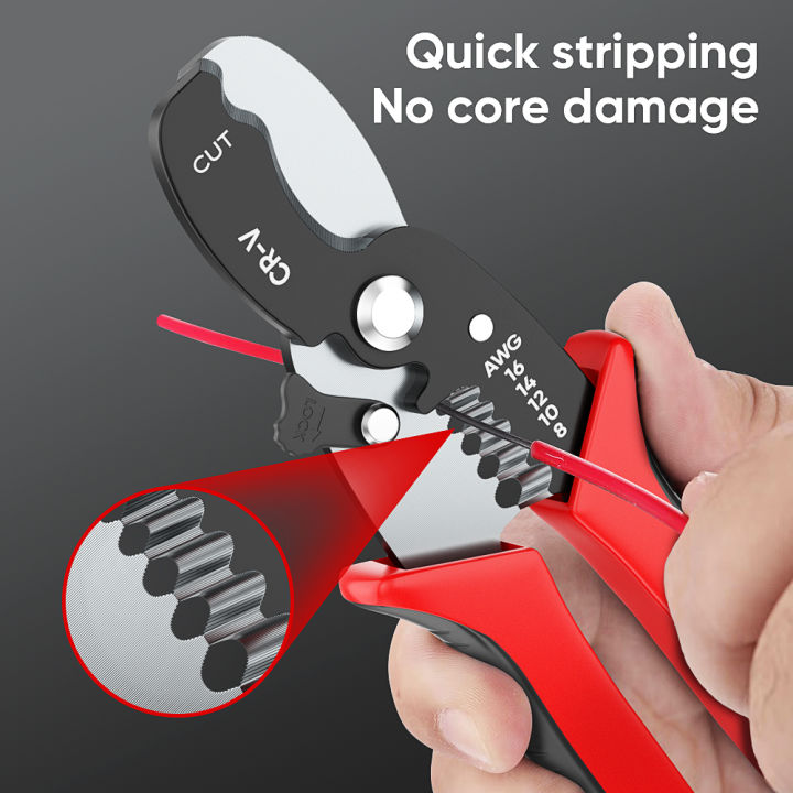 Mitsushi double-use multifunction Wire Stripper Plier Vinyl Grip Heavy ...