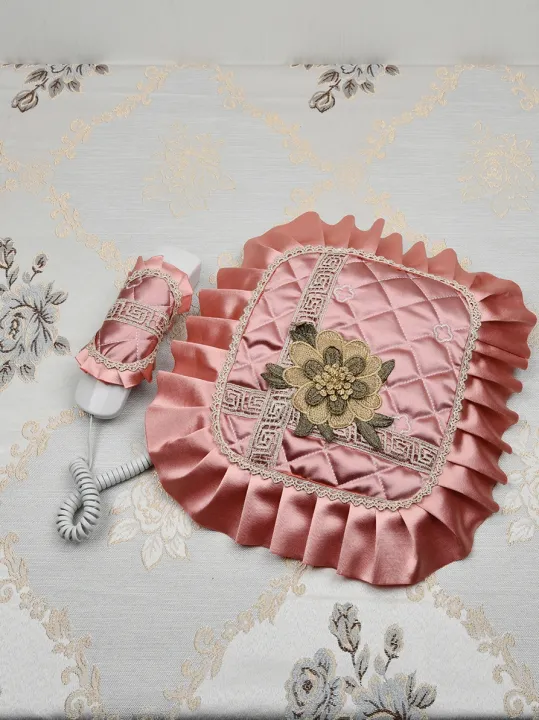 European Style Lace Decorative Dustproof Phone Case Square Cover Towel ...