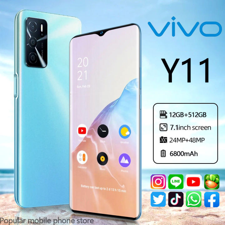 【รับประกัน 1 ปี】ของแท้ 100% VIV0 Y11 Pro โทรศัพท์มือถือ 5Gสมาร์ทโฟน ...