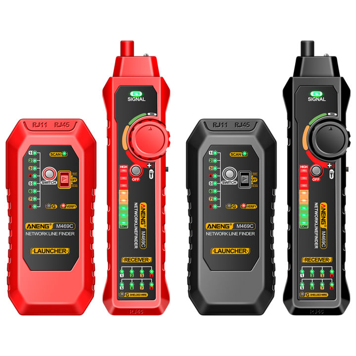 LAN Cable Tester RJ45 RJ11 Anti-Interference Trace Measure Network ...