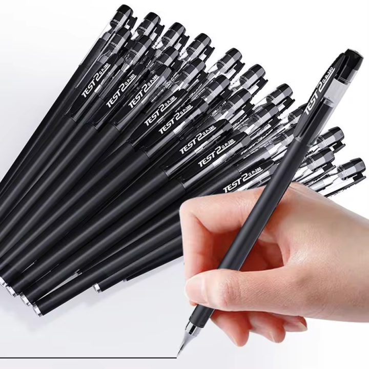 10-Pack of Black Needlepoint Ballpoint Pens for Students' Exams, Office ...