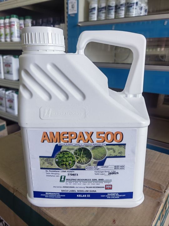 (RACUN RUMPUT 45%) AMEPAX 500 4L / RUMPUT SAMPAU | Lazada