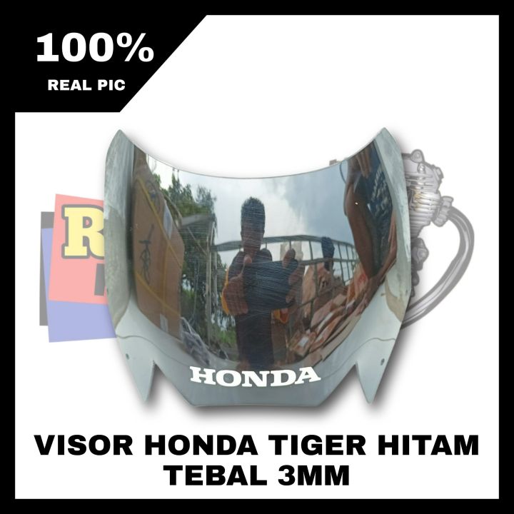VISOR HONDA TIGER TIREV HITAM TEBAL 3MM | Lazada Indonesia