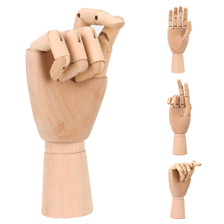 Flexible Jointed Doll Movable Limbs Wooden Hand Model Drawing Model ...