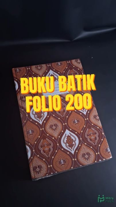 Buku Batik Folio 200 Buku Folio 200 Lembar Buku Catatan Buku Sampul ...