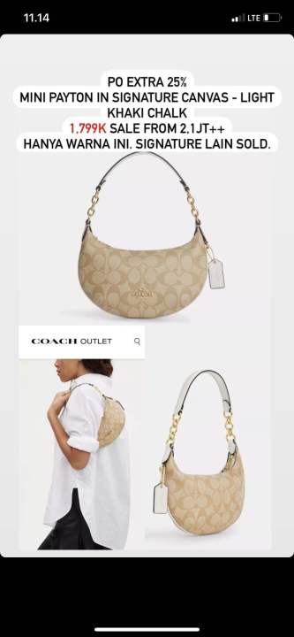 coach mini payton | Lazada Indonesia