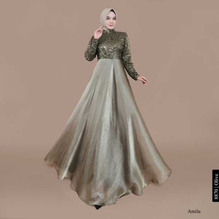 Gamis Amila Glow Dress By Misskami | Lazada Indonesia