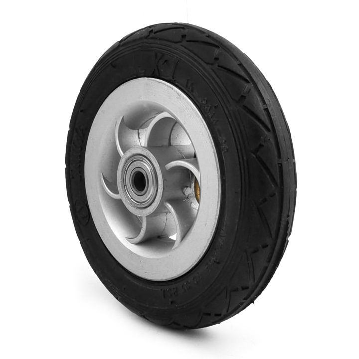 Roda inflasi 5 inci menggunakan hab logam 5X1 tayar pneumatik dengan ...