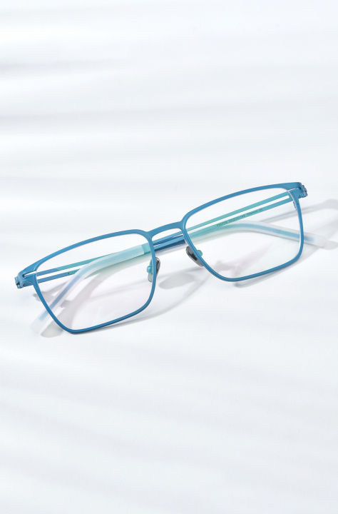 FONEX Pure Titanium Glasses Frame Men Brand Design Square Eyeglasses ...