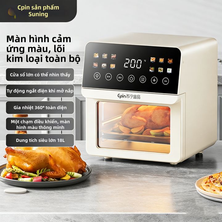 CPIN | Nồi Chiên Không Dầu Thông Minh Đa Năng 18L | Lazada.vn