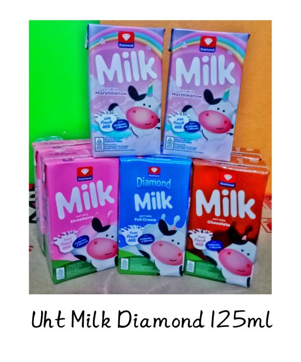 Uht Milk Diamond 125ml (Paket Hemat 5pcs) | Lazada Indonesia