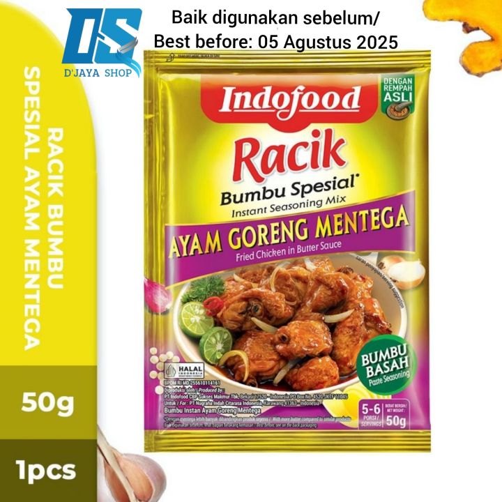 Indofood Bumbu Spesial Racik Ayam Goreng Mentega 50g | Lazada Indonesia