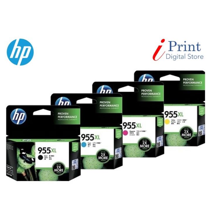 HP 955XL High Yield Ink (Genuine) 8210 8710 8720 8730- BLACK,CYAN ...