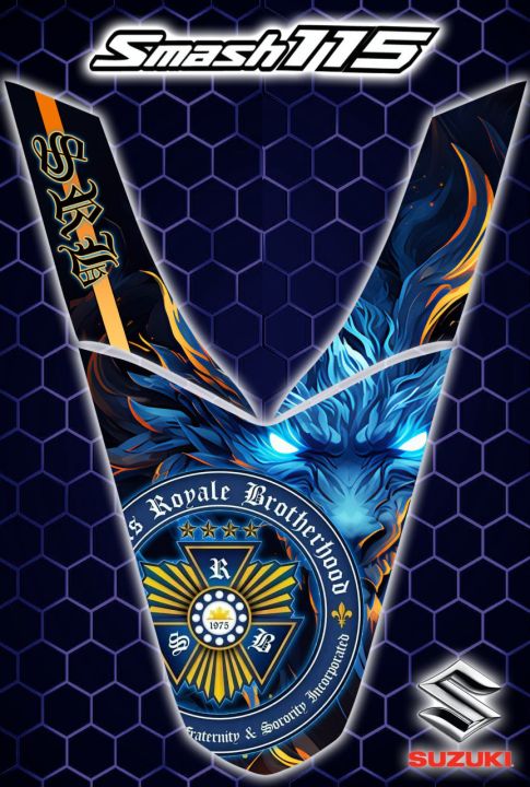 SRB front Sticker for Suzuki Smash 115 | Lazada PH