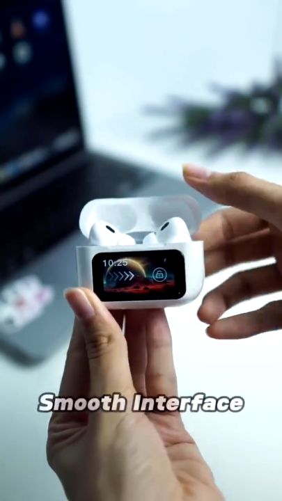 DEG A9 Pro Wireless Earphones Touch Screen Display Gaming Noise ...