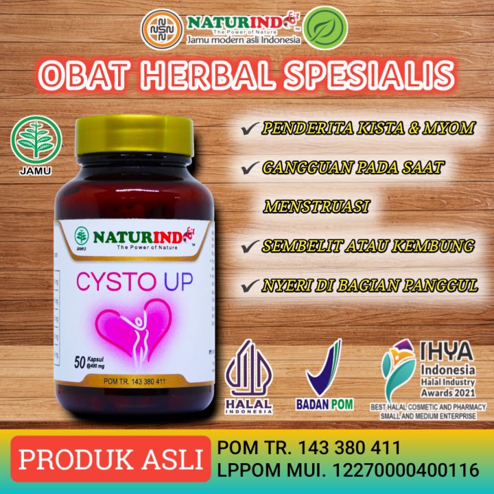Obat Herbal CYSTO UP Spesialis KISTA & MYOMA | Lazada Indonesia