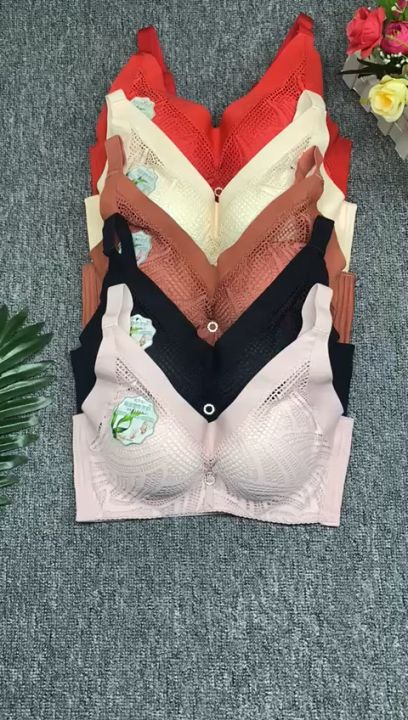 BRA/BH RENDA WANITA KAWAT 01-2 RENDA 5 WARNA DAN 3 KAIT SIZE 34-38 KAIN ...