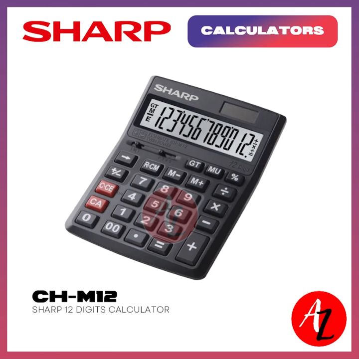 SHARP Sharp CH-M12 Small Desktop Calculator | Lazada PH