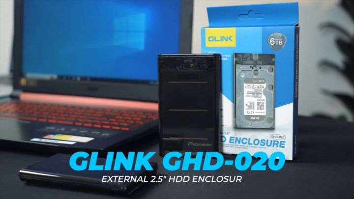 ⭐GLINK GHD-020⭐External 2.5" HDD Enclosure กล่องใส่ HDD 2.5 พอร์ตเชื่อม ...