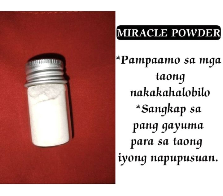 Miracle Powder sa Bote(sangkap sa gayuma at pagpapausok ng bahay ...