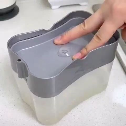Dishwashing Detergent Box Dishwashing Pump Bottle Container Kitchenware ...