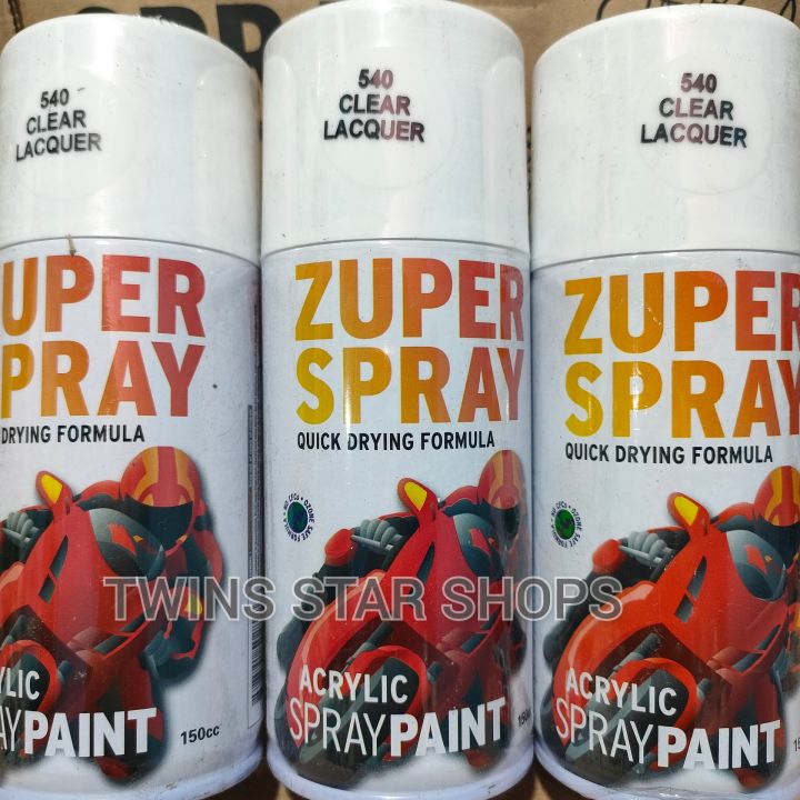 Pilox Pilok Cat Semprot Zuper Warna Clear Lacquer 540 Pernis Glossy ...