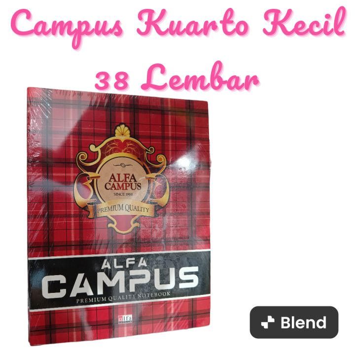 Buku Tulis Catatan 38 Lembar Alfa Ukuran Kuarto Kecil Isi 10 Buku Per ...