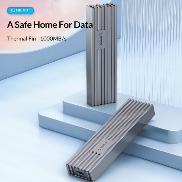 ORICO Upgraded Aluminum M.2 NVMe SSD Enclosure 10Gbps PCIe Type C M2 ...