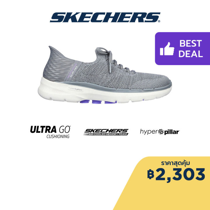 Skechers สเก็ตเชอร์ส รองเท้าผู้หญิง Women Slip-Ins GOwalk 6 Lovely Day ...