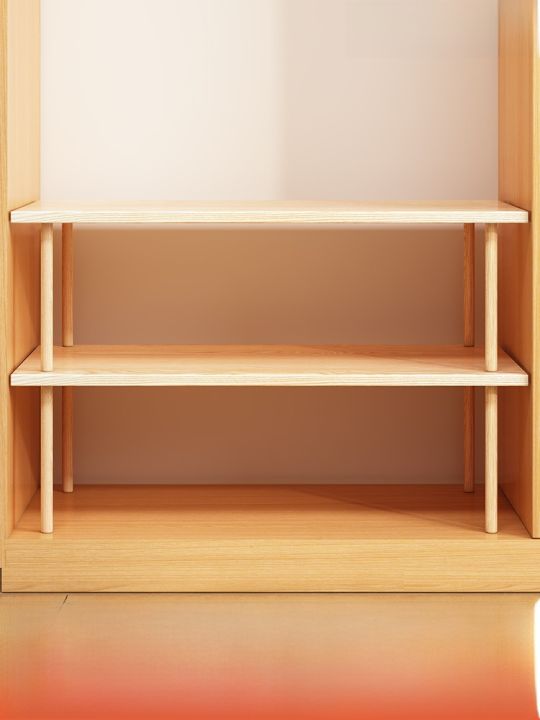 Real Wood Multi-Layered Wardrobe Cabinet Divider Shelf Board Tabletop ...