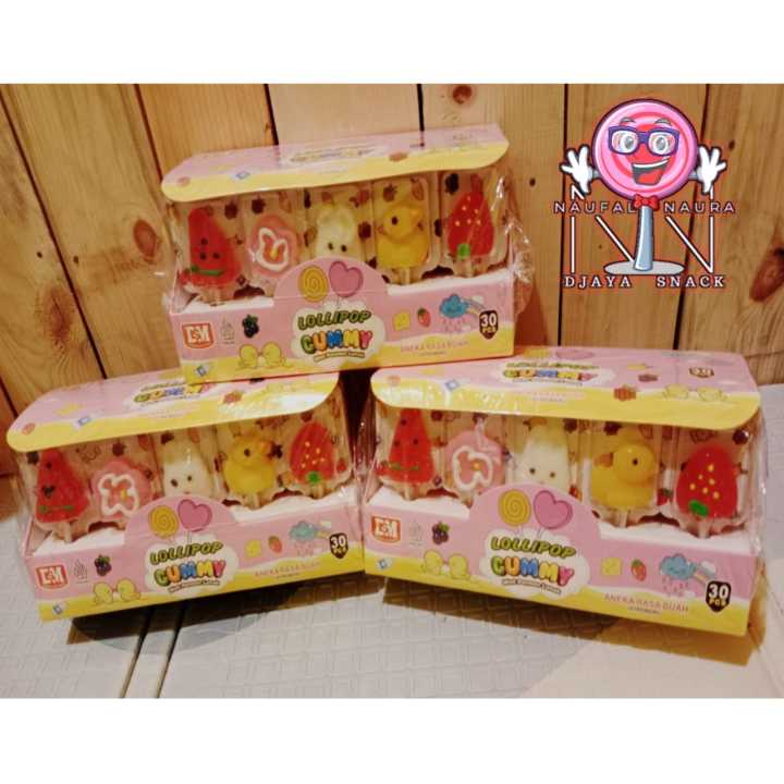 PERMEN LOLLIPOP LOLLIPOP KARAKTER ANEKA RASA ISI 30PCS | Lazada Indonesia