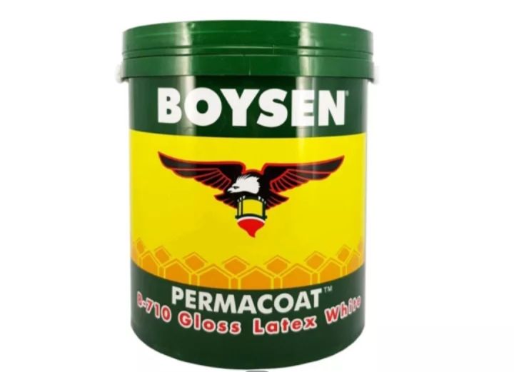 boysen permacoat flat latex / gloss latex white sold per 1liter | Lazada PH