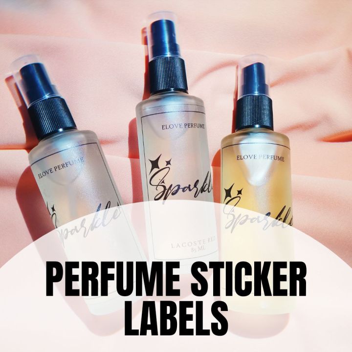 Perfume Sticker Labels - TRANSPARENT 12-24 pcs | Lazada PH