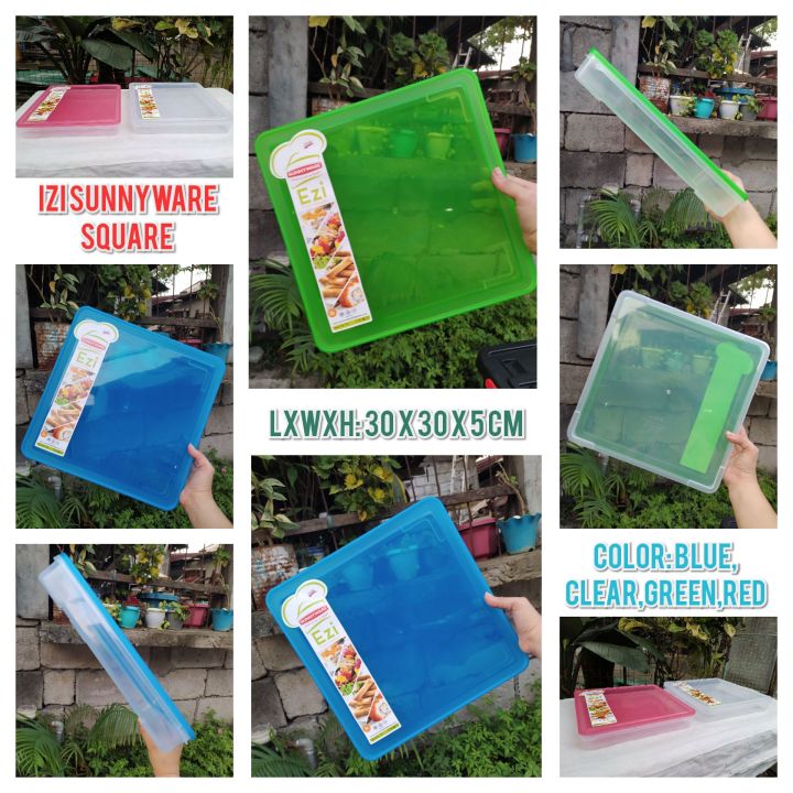 izi sunnyware big square tupperware | Lazada PH